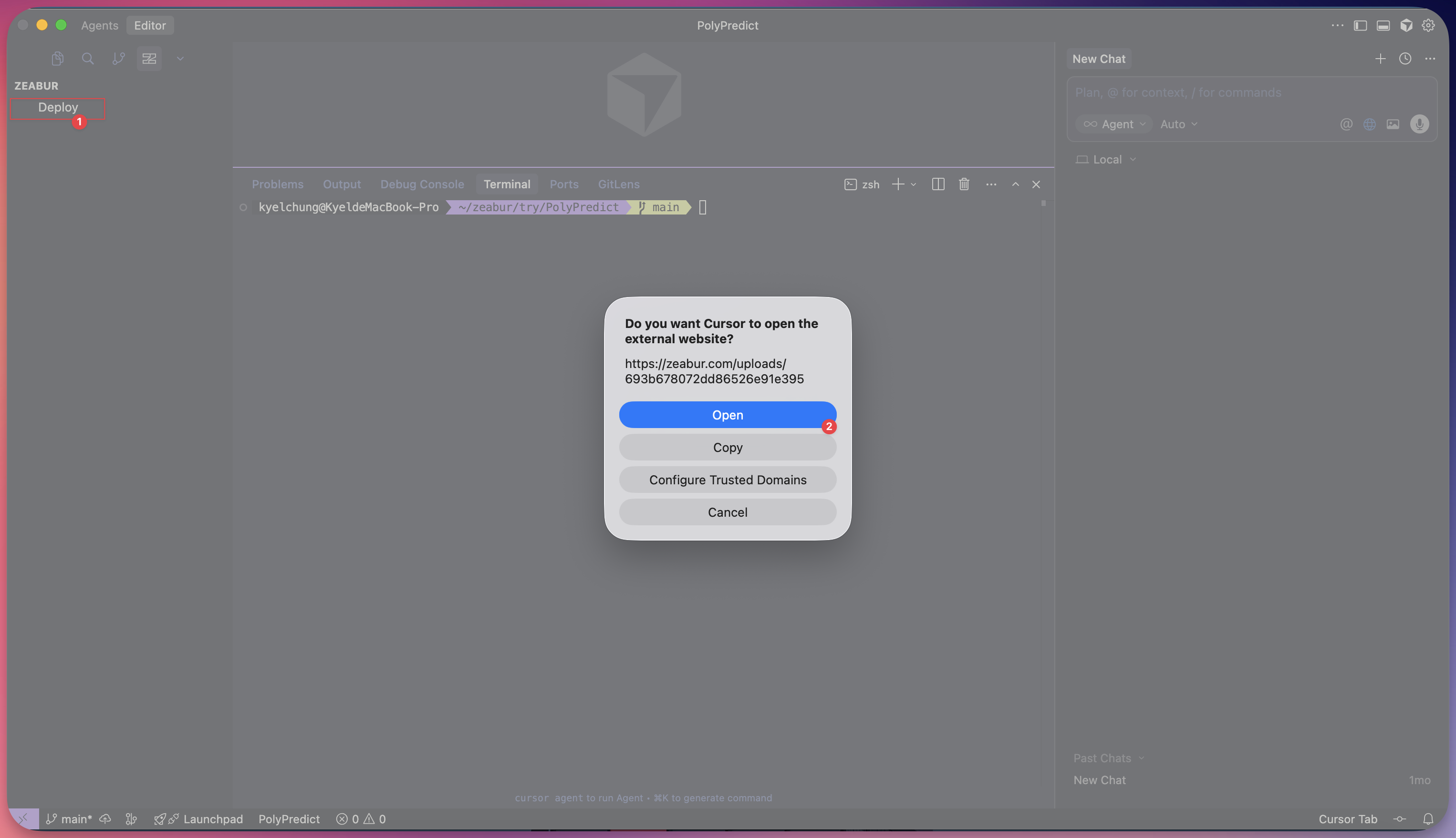 ReplitからZeabur - Zeabur